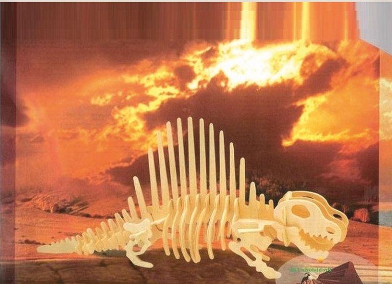 Dimetrodon Dinosaurier LaserCut Vorlage