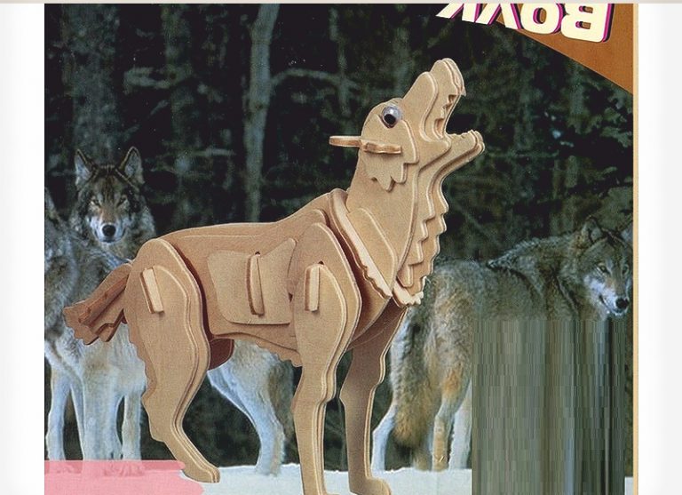 Wolf LaserCut Vorlage