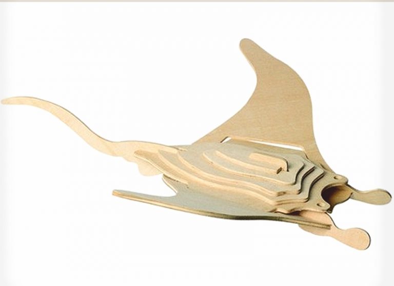 Manta Rochen LaserCut Vorlage